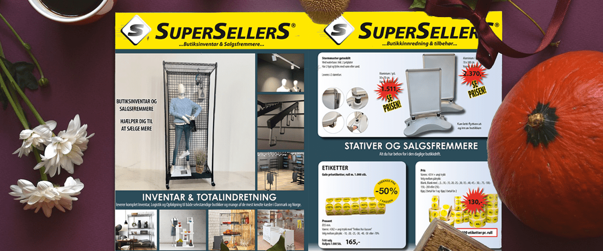 Butiksindretning og inventar. 1-2 dags levering. ⭐ SE mere HER